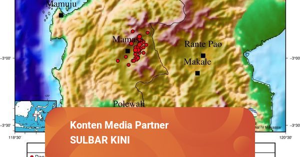 Rentetan Gempa Swarm Getarkan Mamasa, BPBD Imbau Warga Tidak Panik ... Rentetan Gempa Swarm Getarkan Mamasa, BPBD Imbau Warga Tidak Panik ...